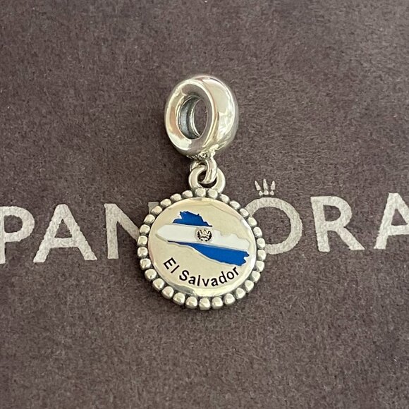 Pandora | Jewelry | Pandora El Salvador Map Exclusive Charm Pendant ...